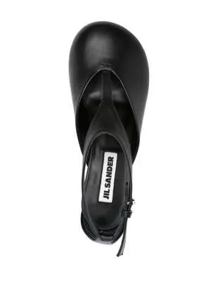 JIL SANDER 65mm Leather Pumps