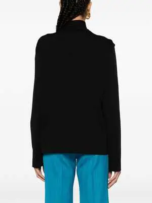 JIL SANDER Scarf Detailed Knit Top