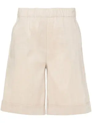 D.exterior Tailored Shorts - Neutrals