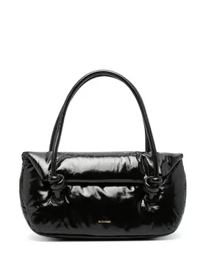 JIL SANDER Padded Leather Shoulder Bag