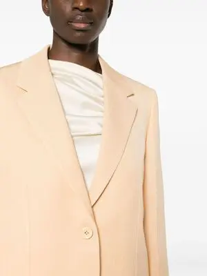 JIL SANDER Single-breasted Blazer - Orange
