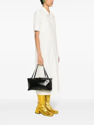 JIL SANDER Goji Shoulder Bag - Black