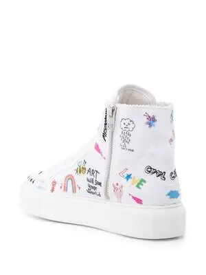 Zadig&Voltaire High Flash Flatform Sneakers