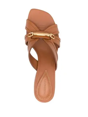 Zimmermann Prisma 65mm Leather Sandals