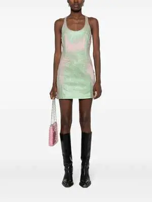 DIESEL® De-arlyn-s Laminated Mini Dress