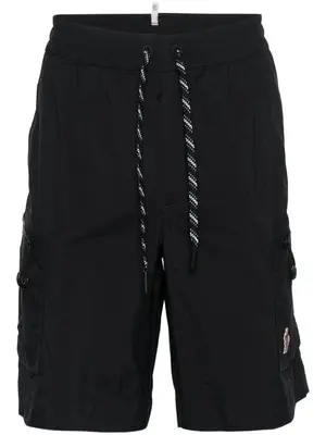 Moncler Logo Appliqué Drawstring Shorts