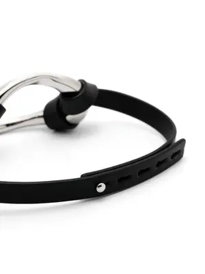JIL SANDER Leather Choker Necklace