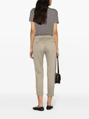 Brunello Cucinelli Bead-trim Cropped Track Pants