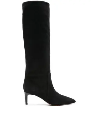 Paris Texas Stiletto 105mm Suede Boots