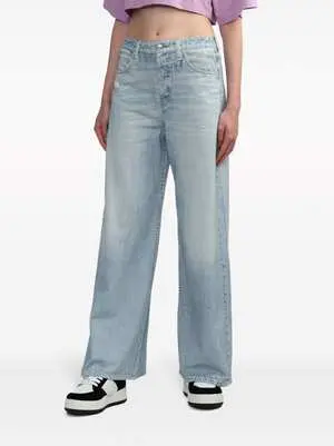 Rag & Bone Mid-rise Wide-leg Jeans
