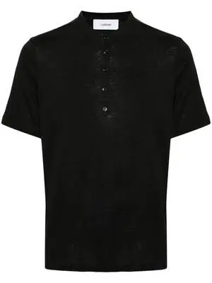 LARDINI Fine-knit Slub T-shirt