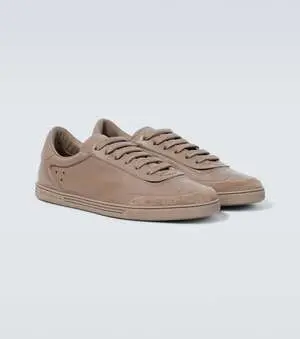 Dolce & Gabbana Saint Tropez Leather Sneakers - Neutrals