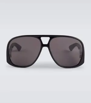 Saint Laurent Sl 652 Solace Aviator Sunglasses - Black