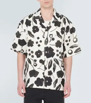 Jacquemus Jean Printed Linen Shirt - Multicoloured