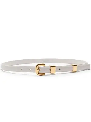 Altuzarra Buckled Leather Belt - Neutrals
