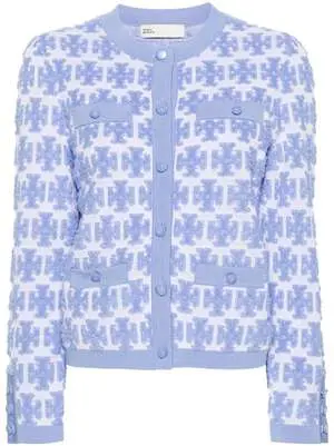 Tory Burch Kendra Bouclé Cardigan