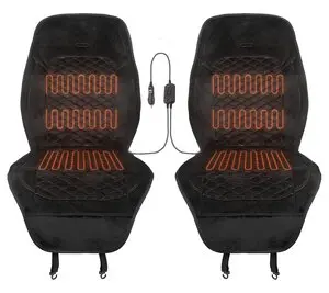 STALWART 2 Heated Seat Covers For Cars Universa L 12v - One-color