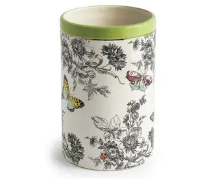 MACKENZIE-CHILDS Butterfly Toile Short Vase - One-color