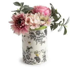 MACKENZIE-CHILDS Butterfly Toile Short Vase