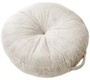 SORRA HOME Comfy Indoor Circular Floor Pillow S Ingle - One-color