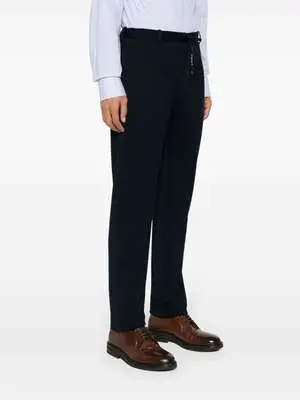 CIRCOLO 1901 Pleat-detail Straight-leg Trousers - Blue