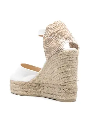 CastaÑer Carol Heeled Espadrilles - White