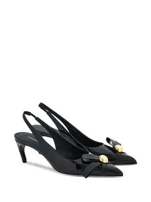 FERRAGAMO 55mm Bow-detail Pumps - Black