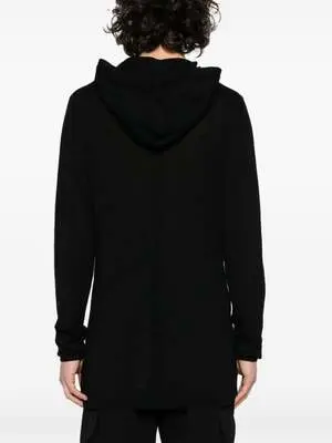 Rick Owens Fine-knit Virgin Wool Hoodie