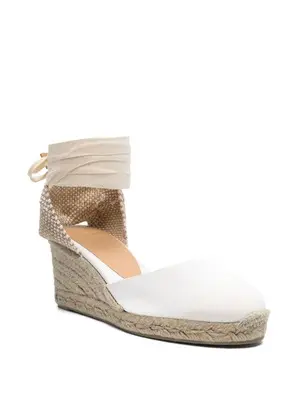 CastaÑer Carina 70mm Espadrilles - White