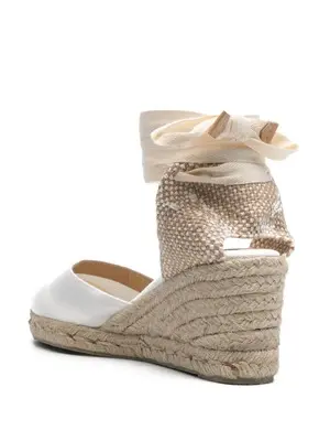 CastaÑer Carina 70mm Espadrilles - White