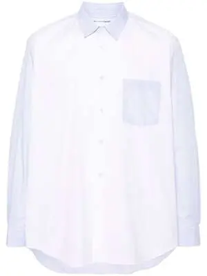 Comme Des Garçons Colour-block Cotton Shirt