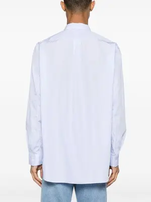 Comme Des Garçons Colour-block Cotton Shirt