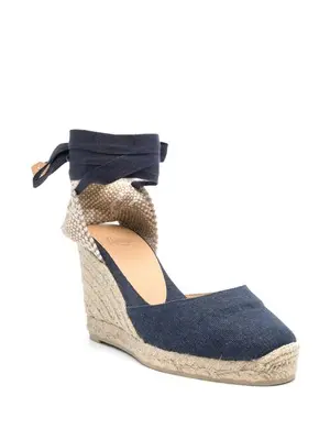 CastaÑer 90mm Carina Wedge Espadrilles - Blue