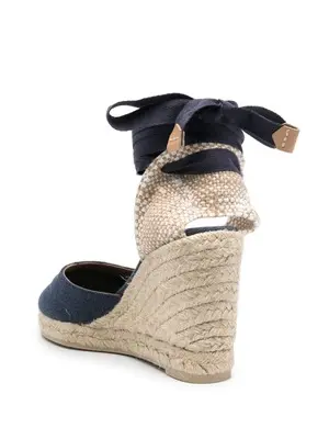 CastaÑer 90mm Carina Wedge Espadrilles - Blue