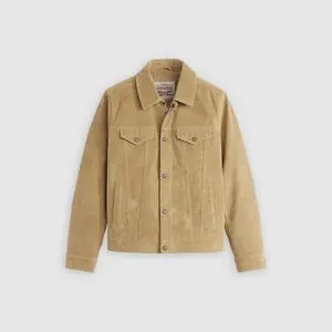LEVI'S Faux Suede Trucker Jacket - Tan