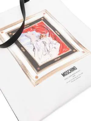 Moschino Still Life Heart-print Shoulder Bag