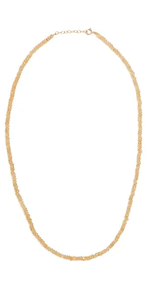 Jia Jia 14k Yellow Gold Beaded Necklace - Citrine