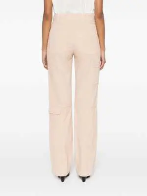 Zadig&Voltaire Pepper High-waist Straight-leg Trousers - Neutrals