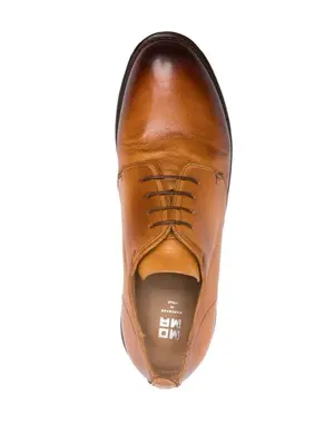 Moma Lace-up Leather Derby Shoes - Brown