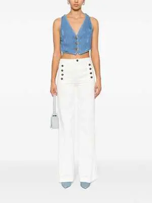 TWINSET Button-up Denim Waistcoat