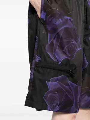 Undercover Rose-print Bermuda Shorts