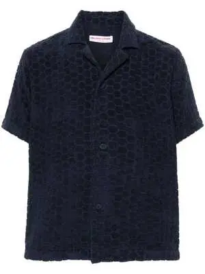 Orlebar Brown Howell Geometric Pattern Shirt
