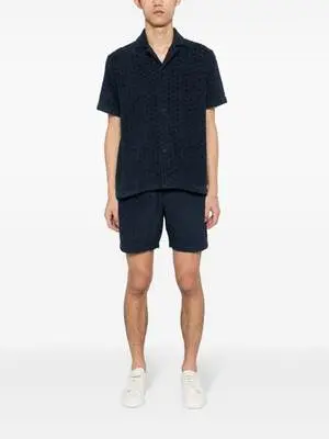 Orlebar Brown Howell Geometric Pattern Shirt
