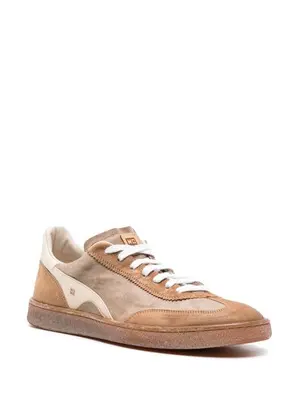 Moma Panelled Suede Sneakers - Neutrals