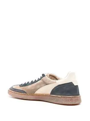 Moma Panelled Suede Sneakers - Brown
