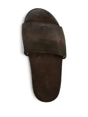 Marsèll Spanciata Suede Flat Sandals - Brown