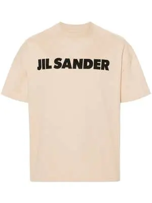 JIL SANDER Logo-print T-shirt - Neutrals
