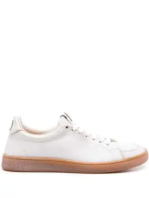 Moma Metallic-sheen Leather Sneakers