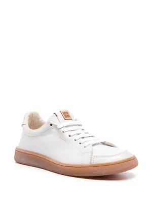 Moma Metallic-sheen Leather Sneakers