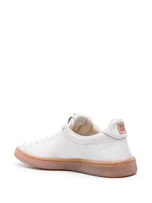 Moma Metallic-sheen Leather Sneakers